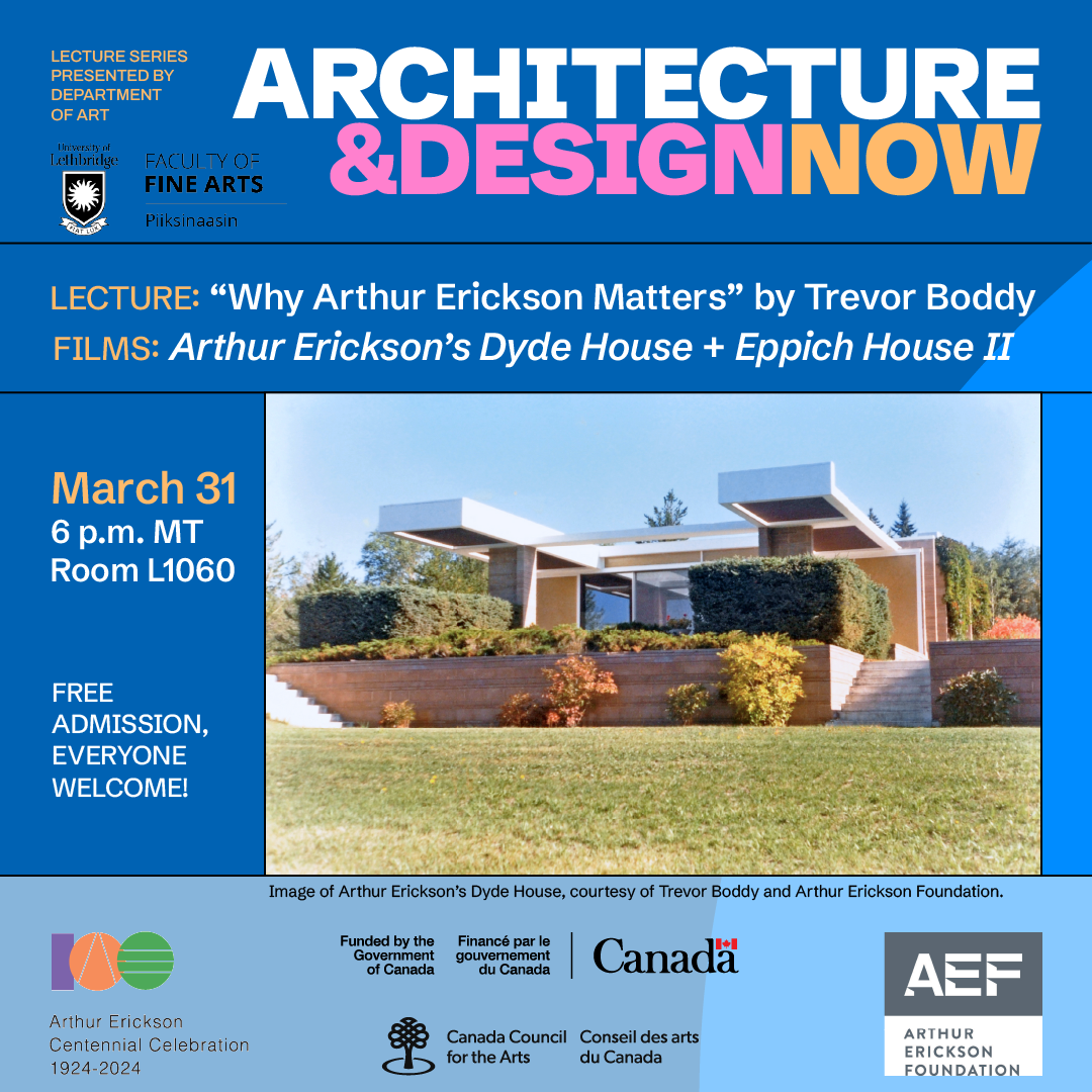 Architecture and Design NOW series featuring Trevor Boddy | Notice Board